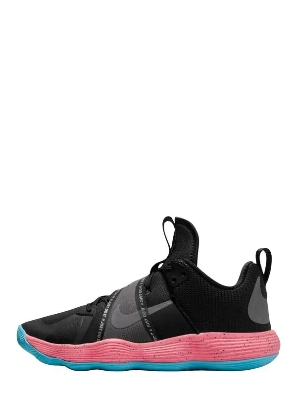 Nike React Hyperset Se 'south Beach' Basketball Sneakers - Black/pink/blue
