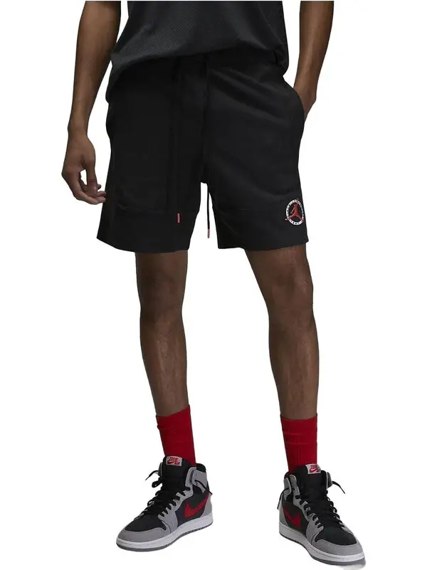 JORDAN Air Flight Mvp Logo Shorts - Black/multi-color