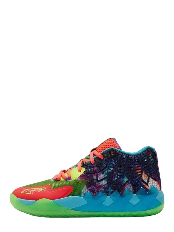 PUMA Mb.01 Lamelo Ball 'be You' Sneakers - Green Gecko/red Blast