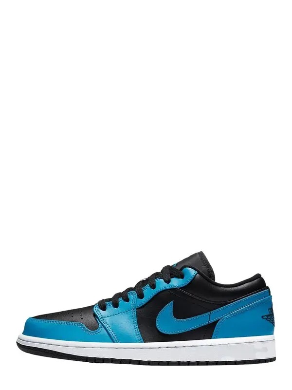 JORDAN 1 Low Sneakers - Laser Blue/black/white