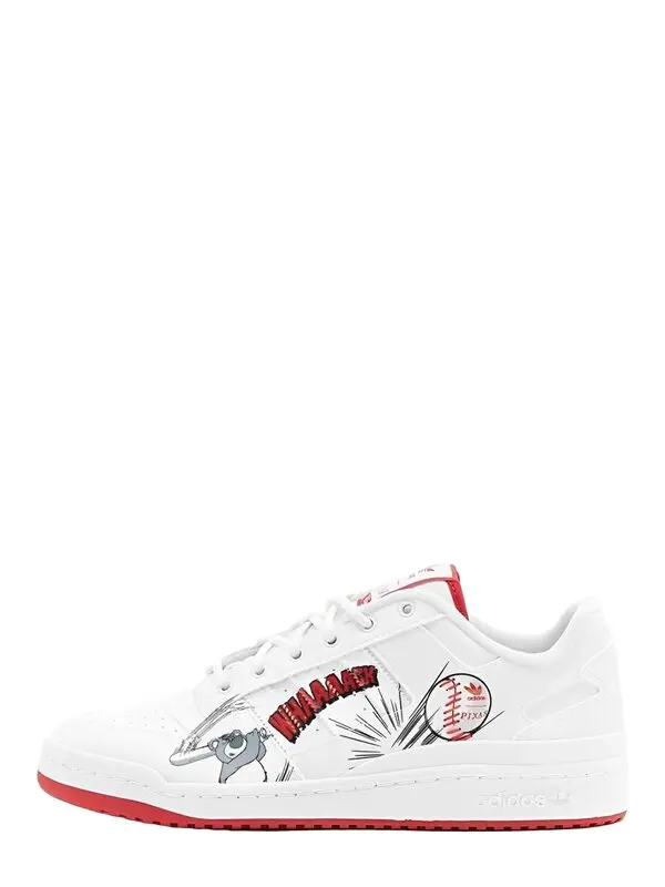 Adidas Disney Pixar X Forum Low 'lotso & Friends' Casual Sneakers - White/red