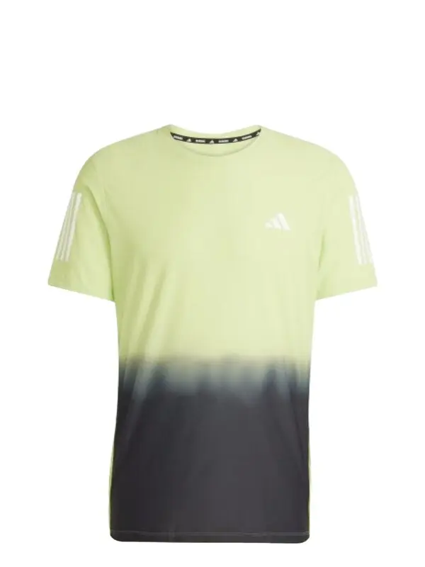 Adidas Own The Run Climacool Colorblock T-shirt - Green/black