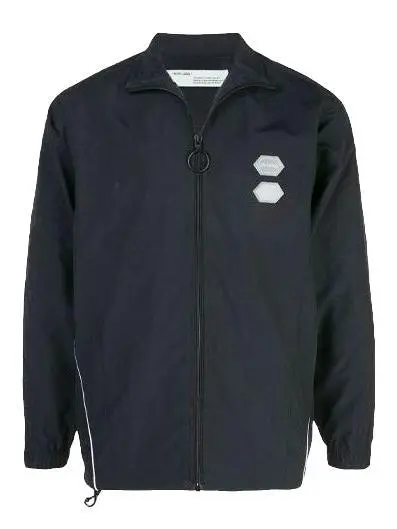 Off-White Stand Collar Zip-up Jacket - Default Color