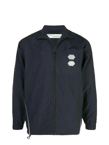 Off-White Stand Collar Zip-up Jacket - Default Color