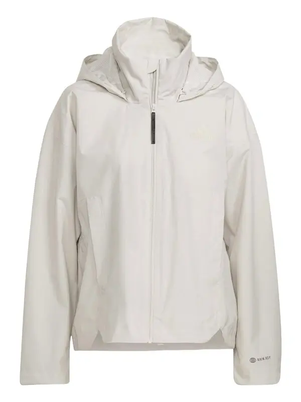 Adidas Technical Terrex Traveer Rain.rdy Jacket - White