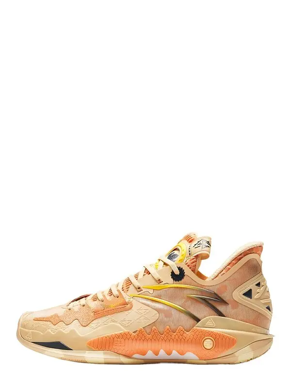 ANTA Shock Wave 5 "sand Lizard" Athletic Sneakers - Orange