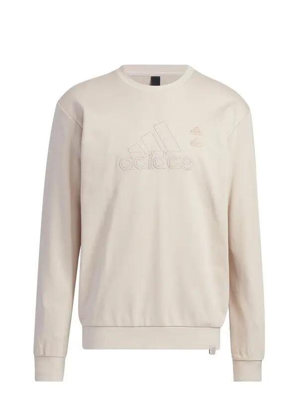 Adidas St Gz Logo Sweatshirt - Tan