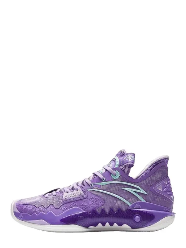 ANTA Shock Wave 5 'mutations' Basketball Sneakers - Purple
