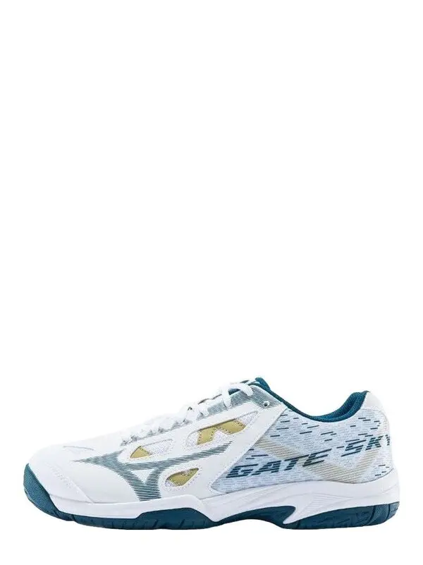 Mizuno Gate Sky Wide Athletic Shoes - White/blue