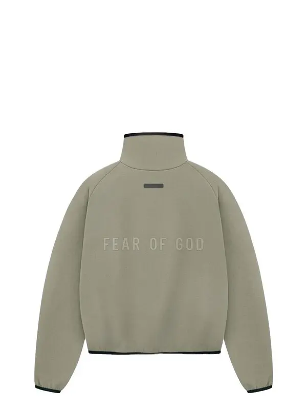 Adidas X Fear Of God Athletics Suede Fleece Track Jacket - Clay