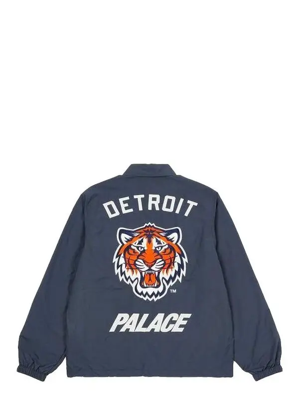 PALACE X New Era Detroit Tigers Coach Jacket - Navy