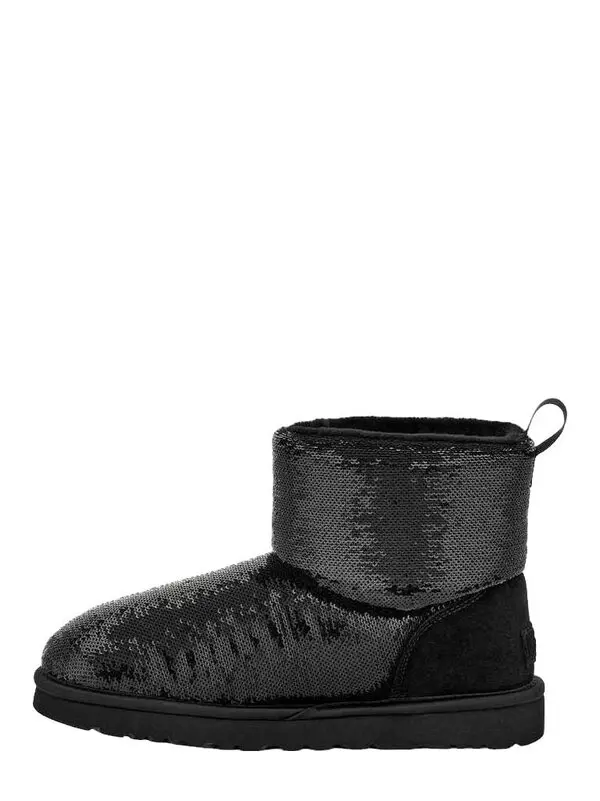 UGG Classic Mini Boot Mirror Ball - Black