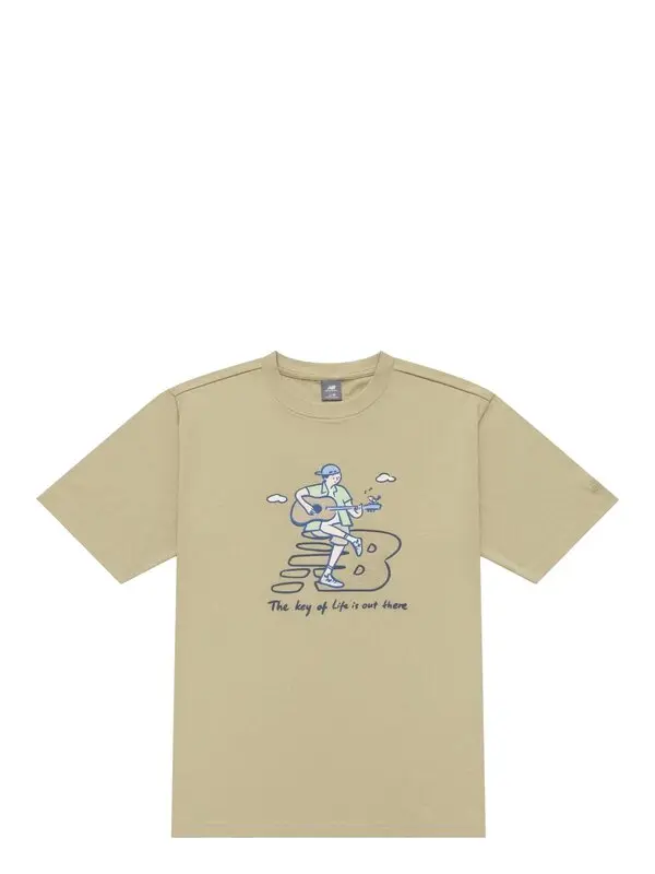 NEW BALANCE X Pk Graphic T-shirt - Light Brown