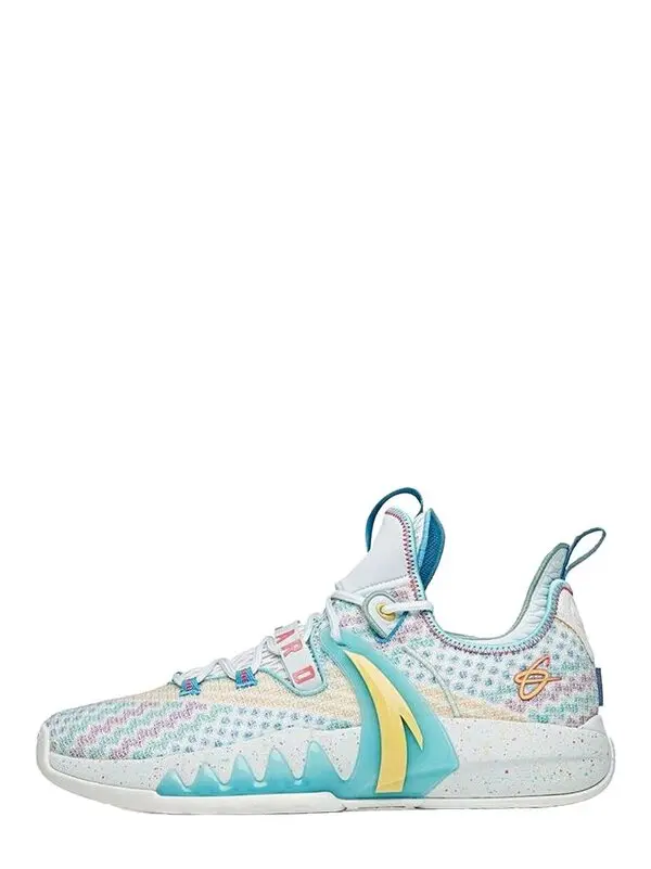 ANTA Gh2 Low 'easter' Athletic Sneakers - Blue/white/yellow