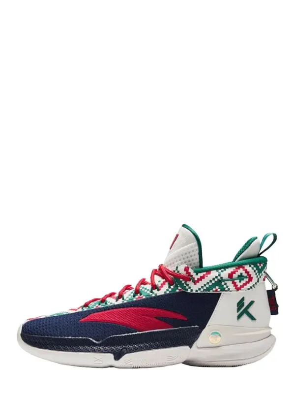 ANTA Kt9 Klay Thompson 'christmas' Sneakers - Navy/white/green