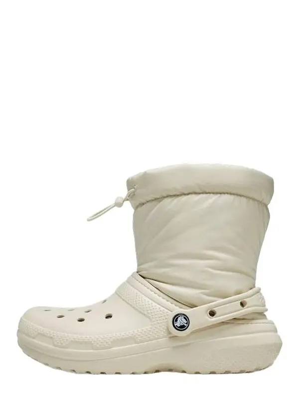 CROCS Classic Lined Neo Puff Boots - Beige