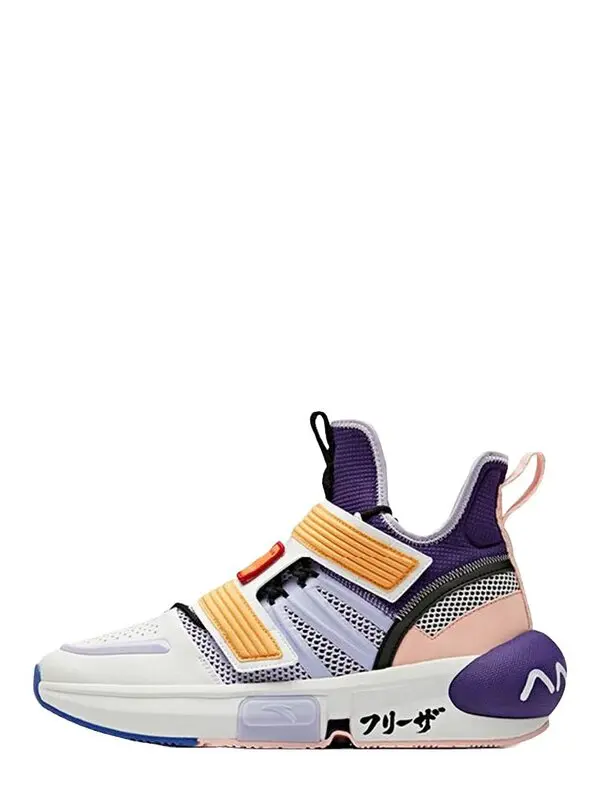 ANTA X Dragon Ball Super Frieza Basketball Sneakers - White/purple/orange