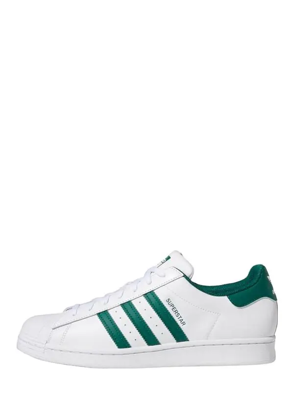 Adidas Superstar Low Top Sneakers - White/green