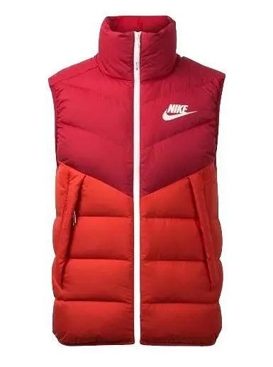 Nike Puffer Down Vest - Red