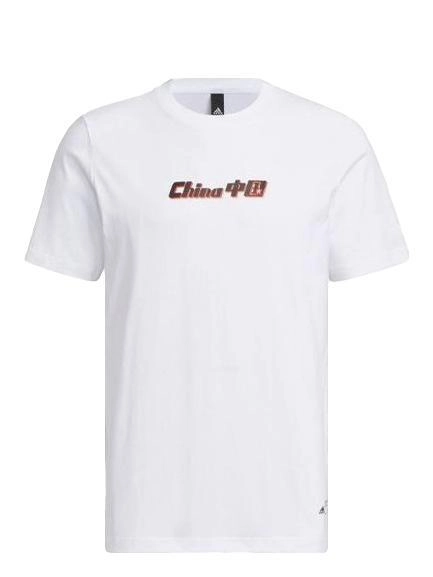Adidas China Printing Short Sleeve T-shirt - White