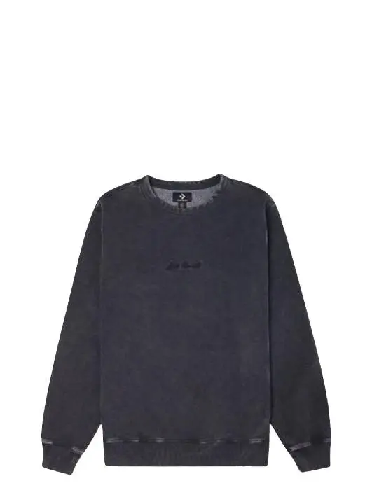 CONVERSE Jack Purcell Pullover Crewneck Sweatshirt Asia Sizing - Black