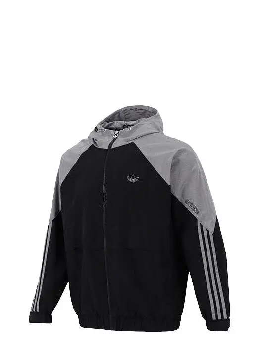 Adidas Originals Contrasting Colors Raglan Sleeve Hooded Jacket - Default Color