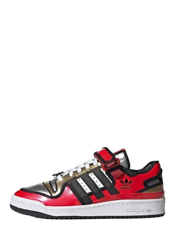 Adidas The Simpsons X Forum Low 'duff Beer' Sneakers - Red