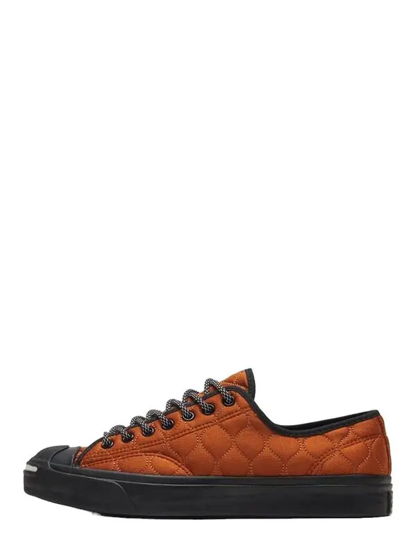 CONVERSE Jack Purcell Quilted Low Top Sneakers - Orange/black