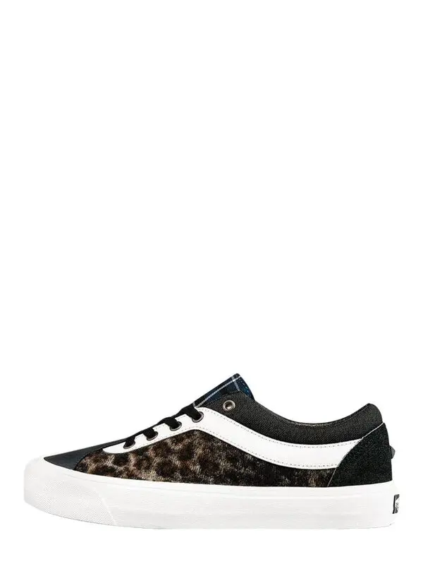 VANS Bold Ni Leopard Print Sneakers - Black/gray