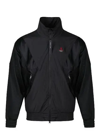 JORDAN Sports Stand Collar Windproof Woven Jacket - Black