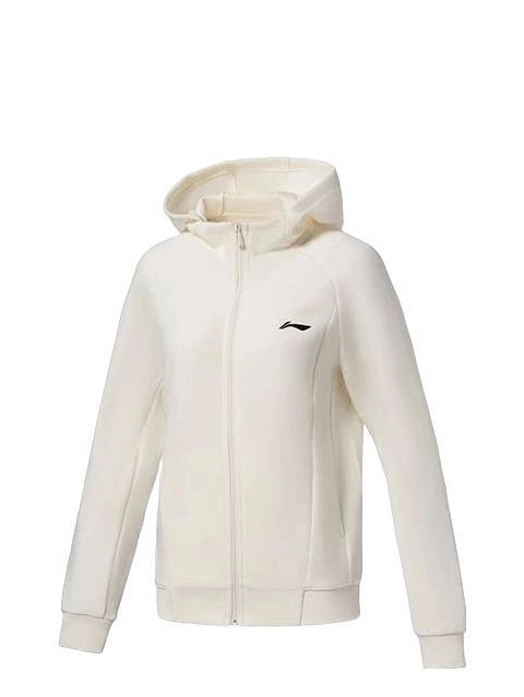 LI-NING Fitness Series Cardigan Hoodie Jacket - Ivory