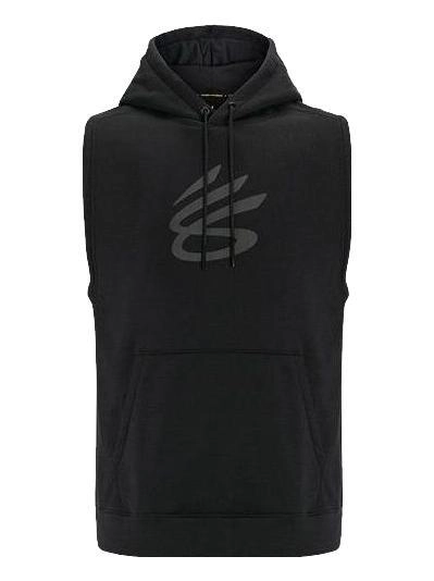 Under Armour Curry Fleece Sleeveless Hoodie - Black