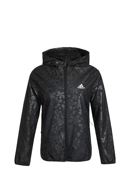 Adidas Logo Embossed Hooded Jacket - Default Color