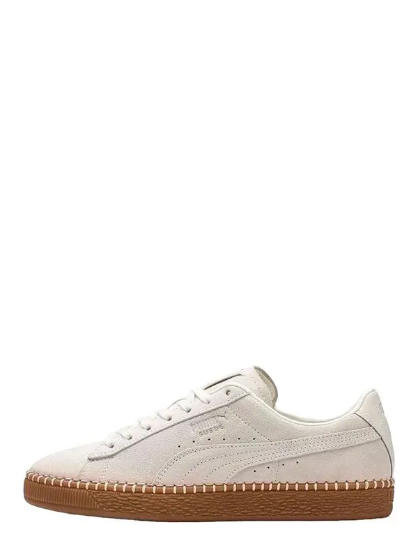PUMA Suede Classic Blanket Stitch Sneakers - White