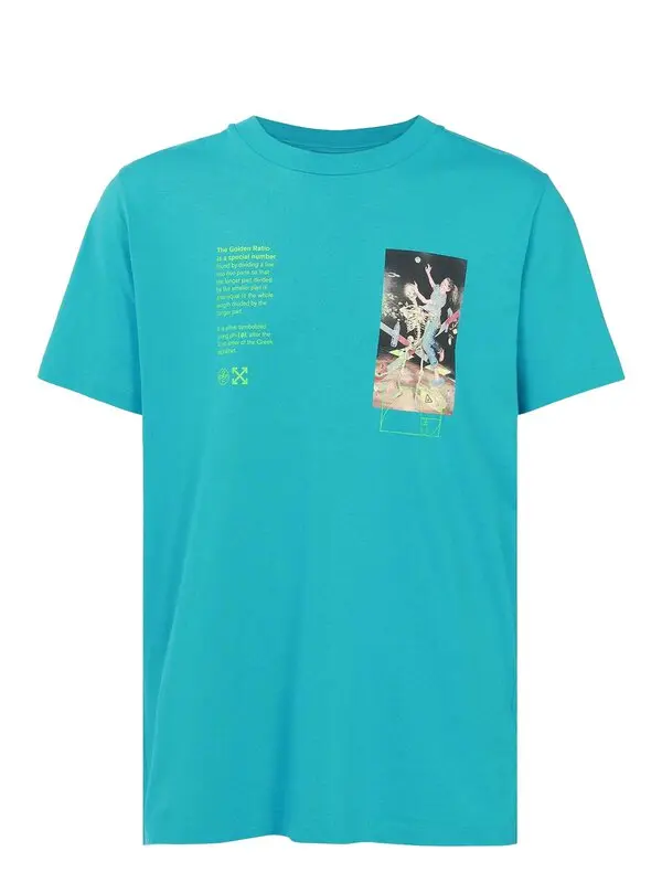 Off-White Mona Lisa Print T-shirt - Blue