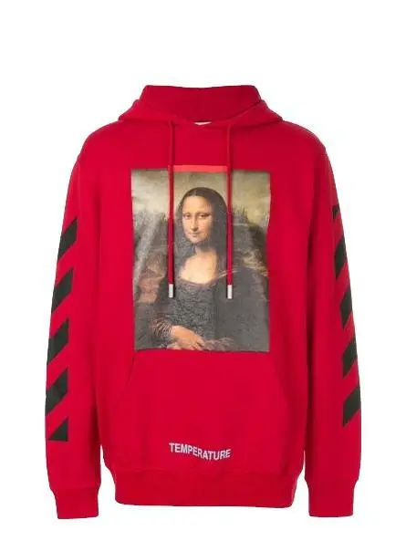 Off-White Mona Lisa Print T-shirt - Red