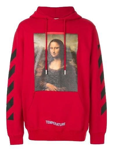Off-White Painting Mona Lisa Jacket Loose Fit - Red