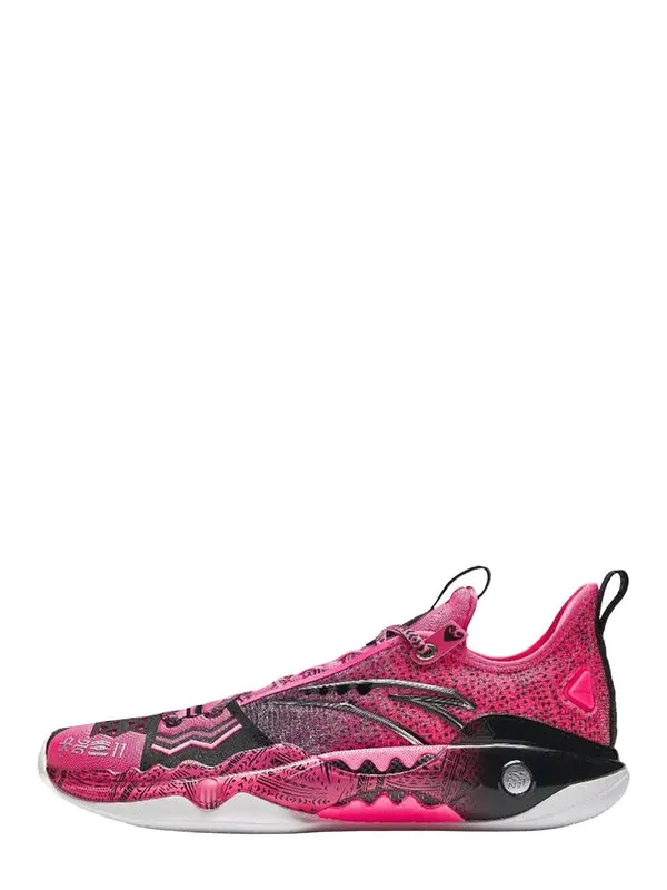 ANTA Shock Wave 5 Pro Sneakers - Pink/black