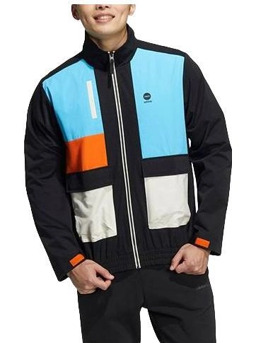 Adidas Neo Colorblock Stand Collar Sports Jacket - Default Color
