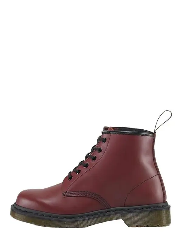 Dr. Martens 101 6-eyelet Boots - Red