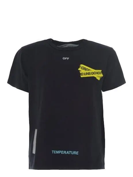 Off-White Arrow Graphic Short Sleeve Tee - Black