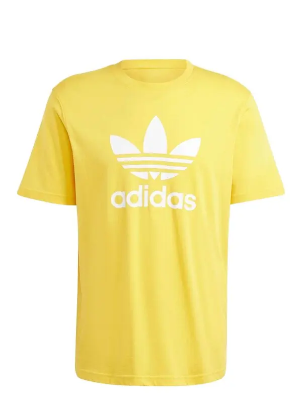 Adidas Adicolor Trefoil T-shirt Asia Sizing - Yellow