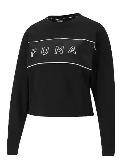 PUMA Style Logo Round-neck Sweatshirt - Default Color