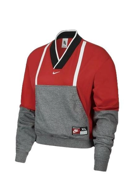Nike Ispa Series Pullover V-neck Hoodie - Red