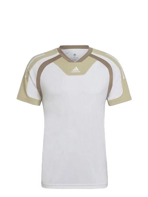 Adidas Colorblocked Short Sleeve T-shirt - White