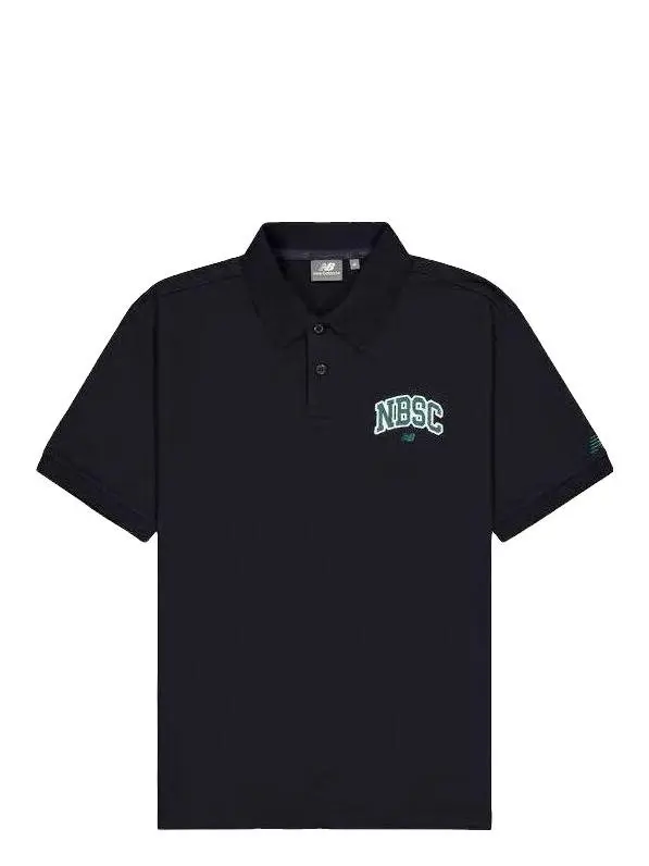 NEW BALANCE Small Nbsc Polo Shirt Asia Sizing - Black