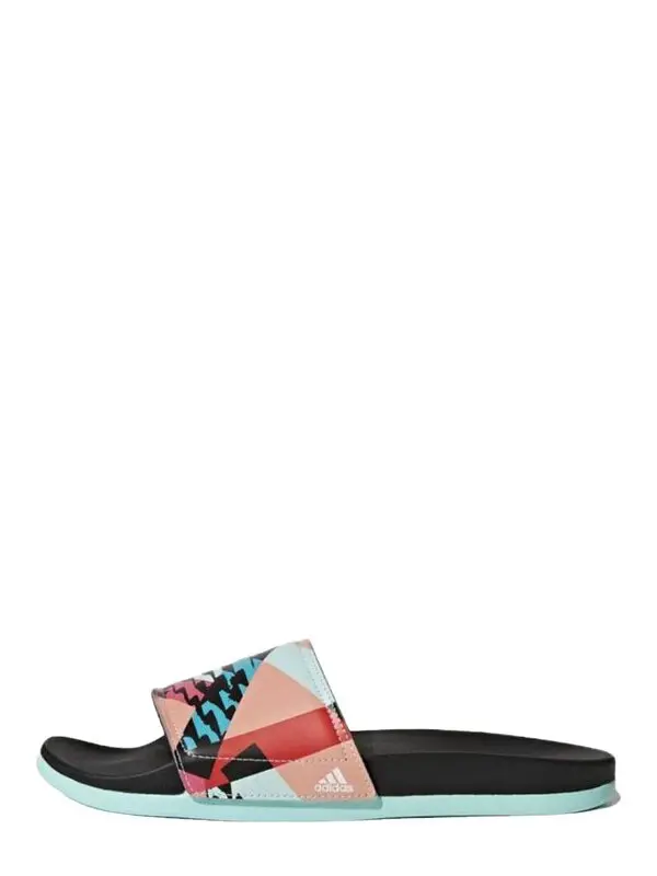 Adidas Cloudfoam Slides - Black/blue