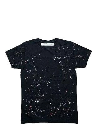 Off-White Short Sleeve Printed T-shirt - Black