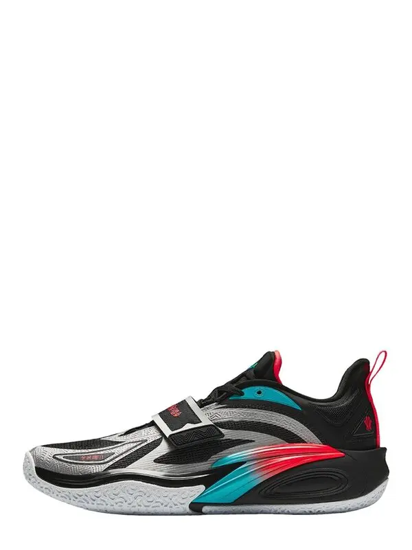 ANTA Kai 1 "kai-leidoscope" High Top Athletic Sneakers - Black/blue/red