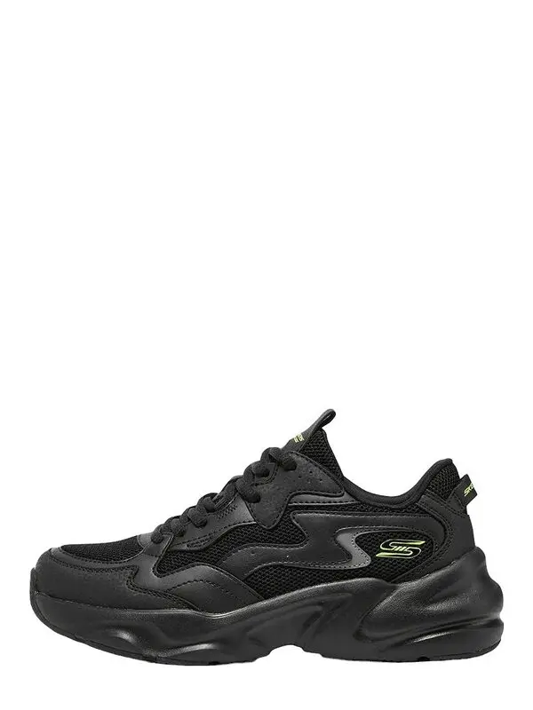 Sketchers Bobs Bamina 2 Lace-up Athletic Shoes - Black